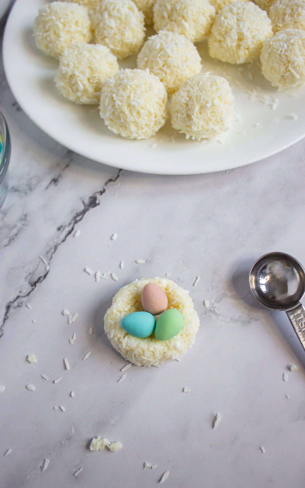 EASY Coconut Bird Nest Dessert - Cassie Smallwood