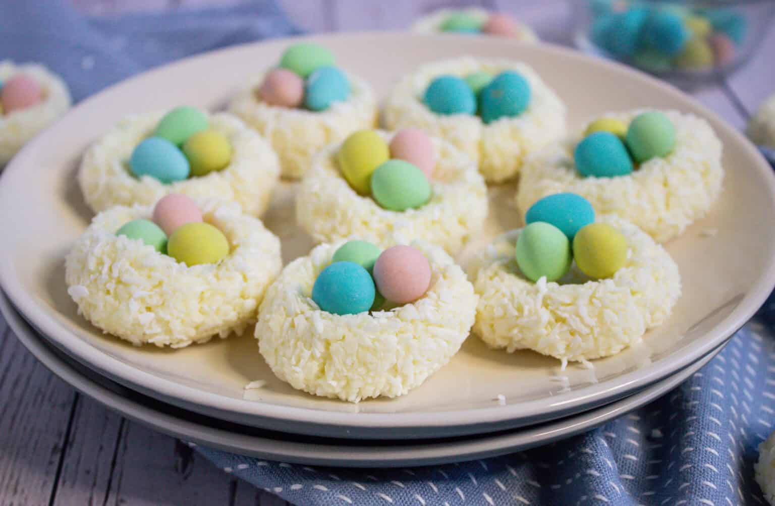 EASY Coconut Bird Nest Dessert - Cassie Smallwood