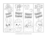 20 CUTE Easter Bookmarks (FREE Printables!) - Cassie Smallwood