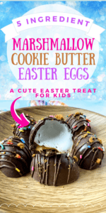 Chocolate Marshmallow Biscoff Easter Eggs - Cassie Smallwood