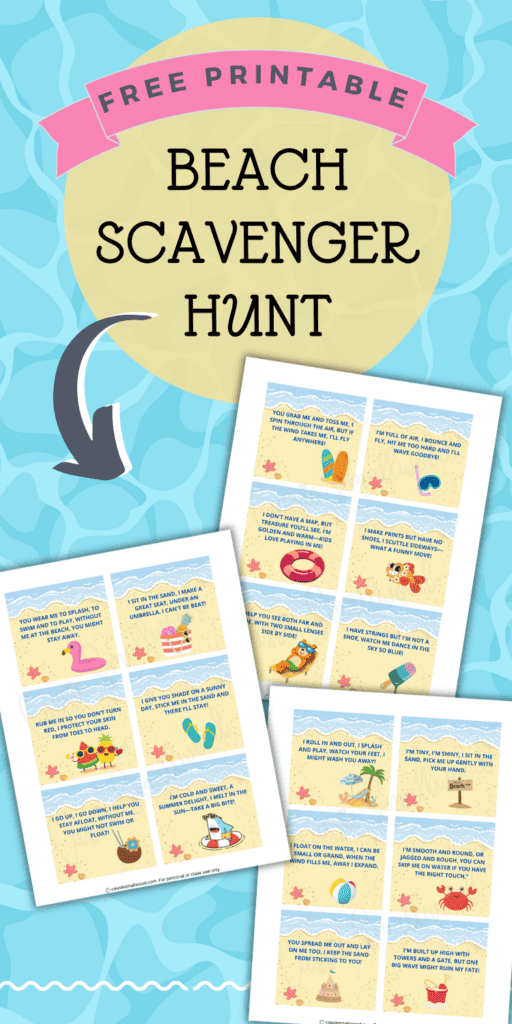 FUN Beach Scavenger Hunt - Cassie Smallwood