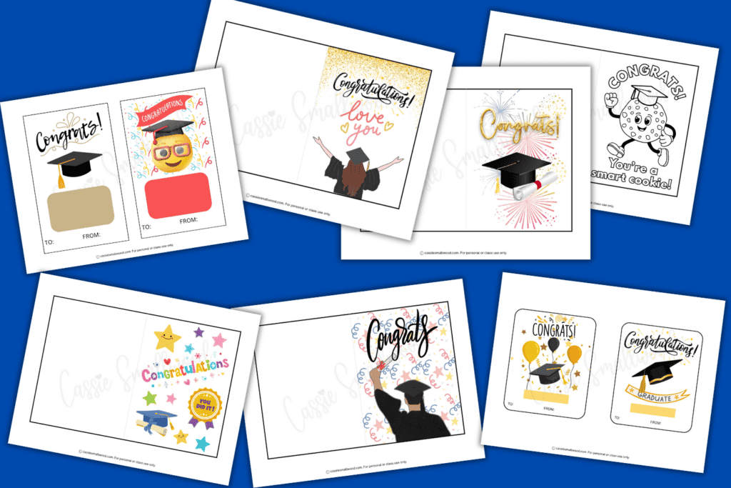 20 FREE Printable Graduation Cards - Cassie Smallwood