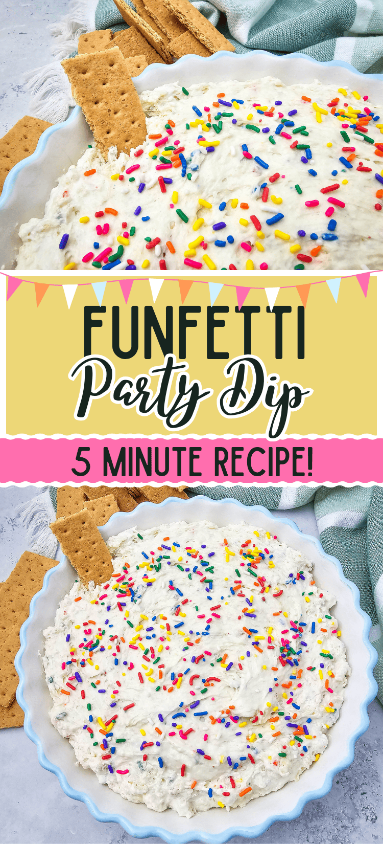 3 Ingredient Funfetti Dip - Cassie Smallwood