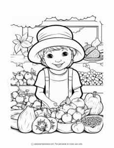 38 Fruit Coloring Sheets - Cassie Smallwood