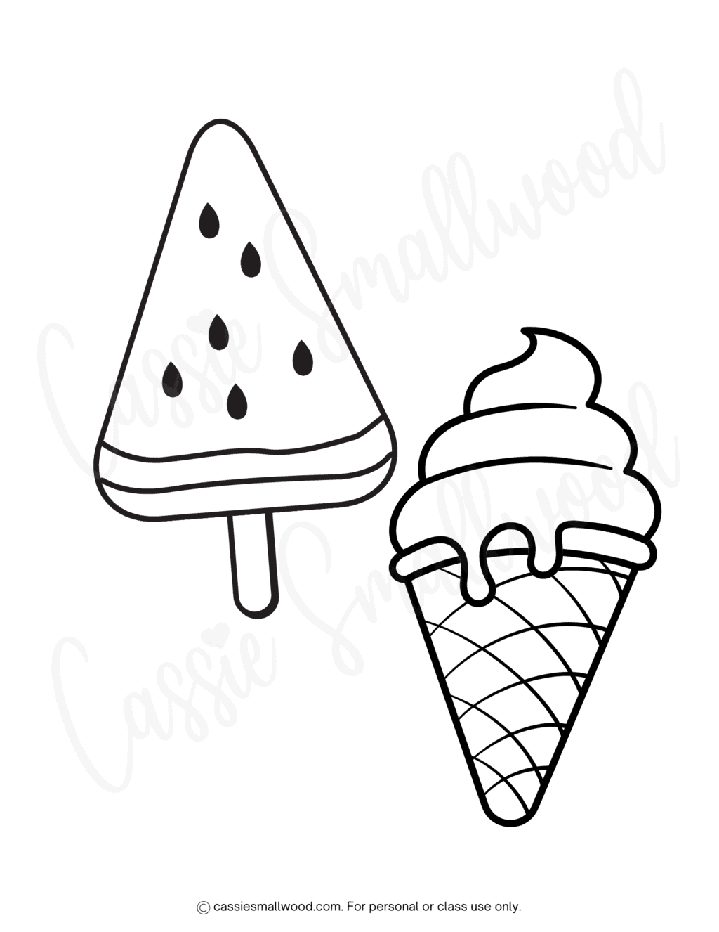 Sour Cream Coloring Page