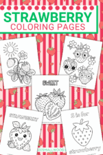 27 CUTE Strawberry Coloring Pages - Cassie Smallwood