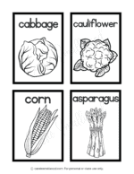 72 Vegetable Flashcards For Kids (FREE Printables) - Cassie Smallwood