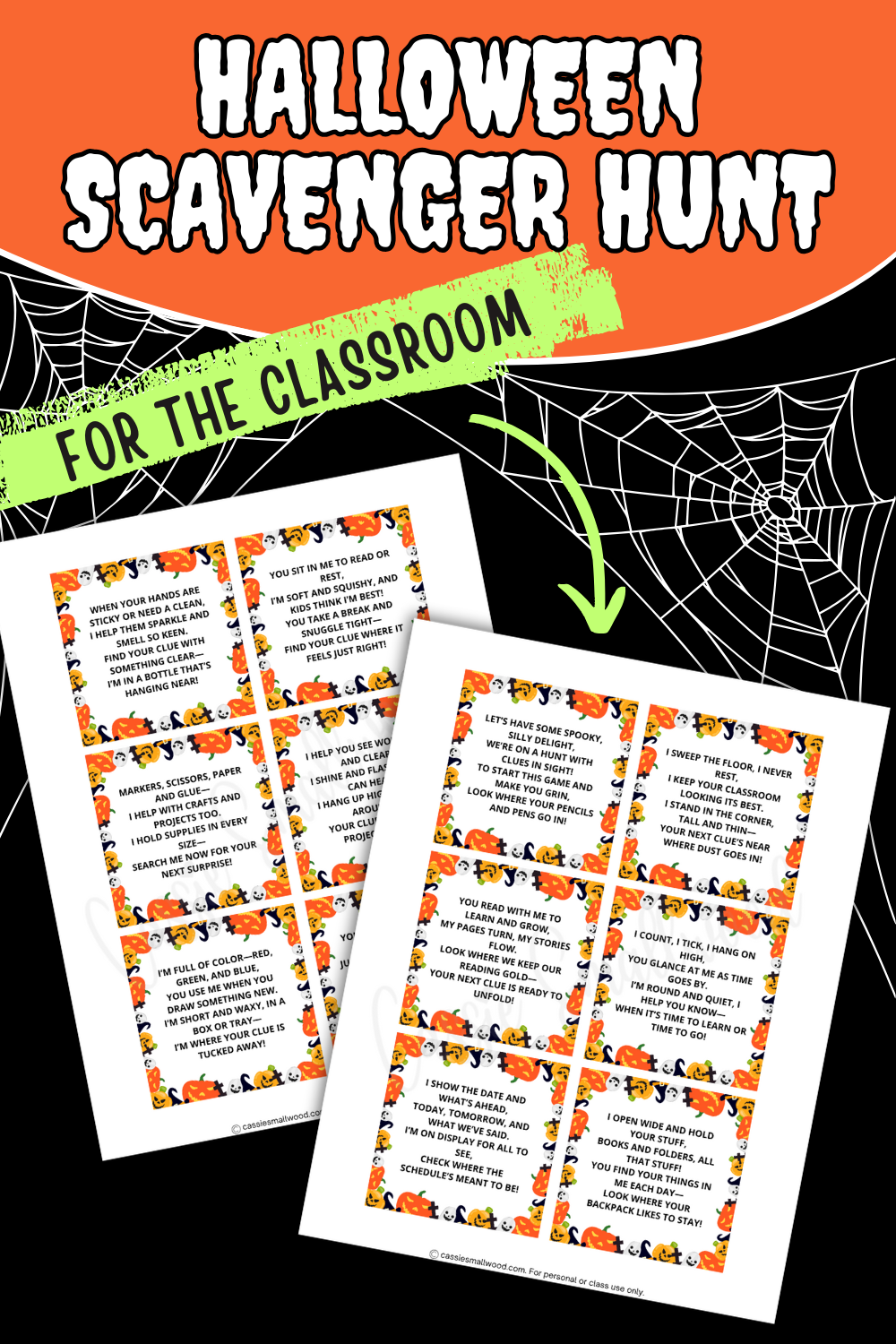 3 FUN Halloween Scavenger Hunts For Kids (FREE Printables) - Cassie ...