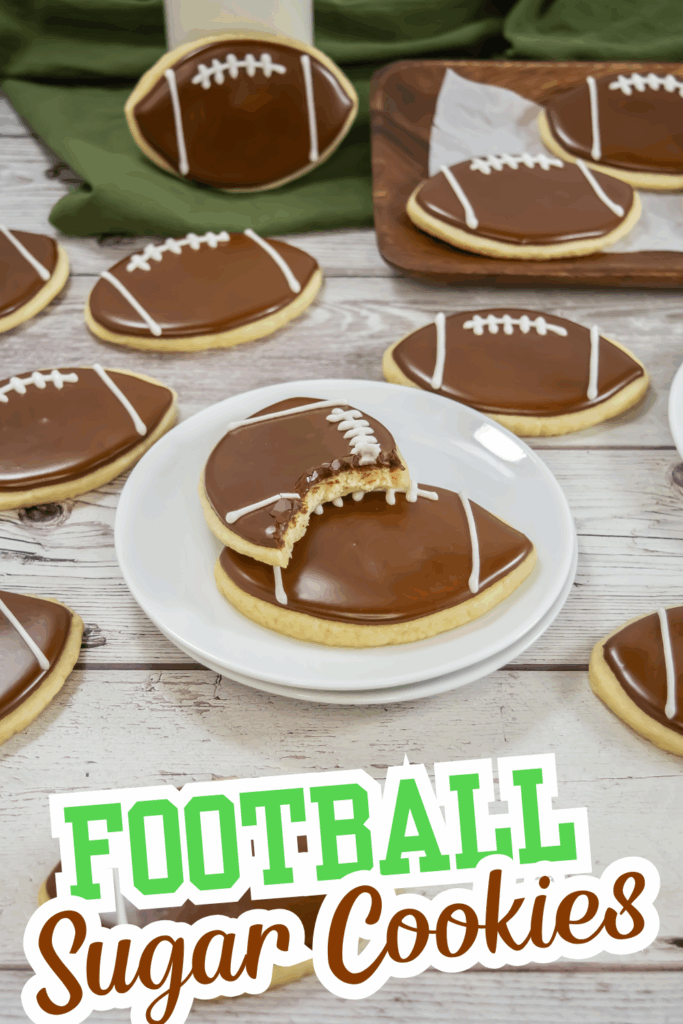 Decorated Football Cookies Recipe - Cassie Smallwood