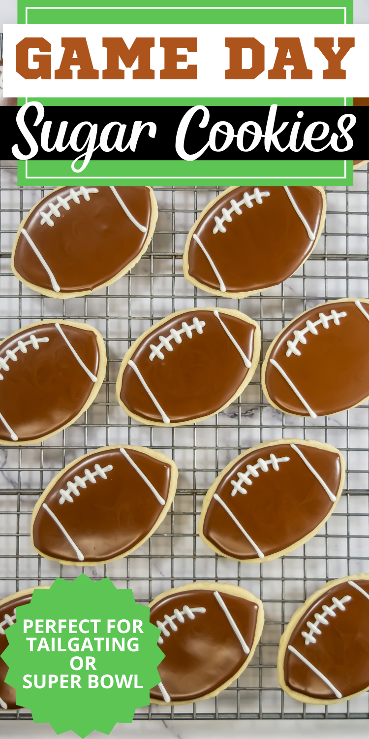 Decorated Football Cookies Recipe - Cassie Smallwood