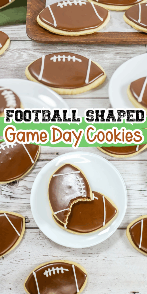 Decorated Football Cookies Recipe - Cassie Smallwood