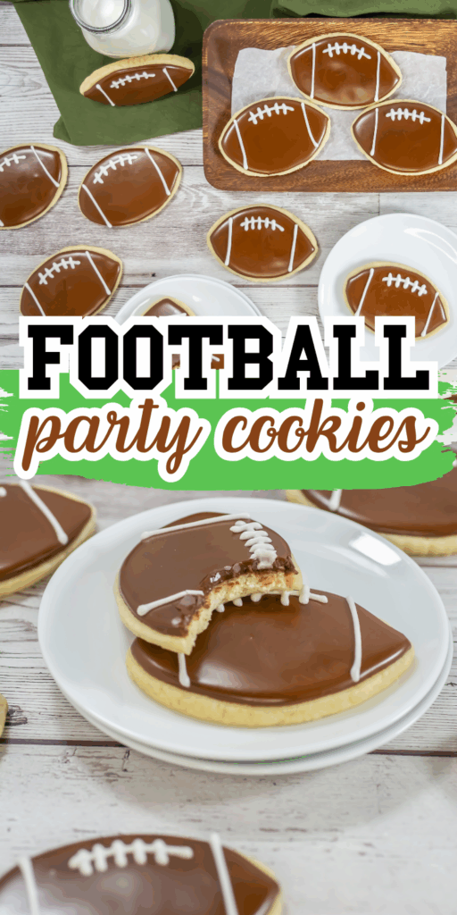 Decorated Football Cookies Recipe - Cassie Smallwood
