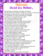 150 Halloween Would You Rather Questions (FREE Printable) - Cassie ...