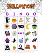 CUTE Halloween Bingo Cards (FREE Printable) - Cassie Smallwood