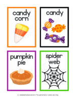 88 Halloween Flashcards For Kids (FREE Printable) - Cassie Smallwood