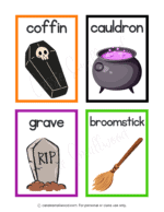 88 Halloween Flashcards For Kids (FREE Printable) - Cassie Smallwood