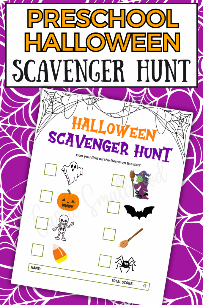 3 FUN Halloween Scavenger Hunts For Kids (FREE Printables) - Cassie ...