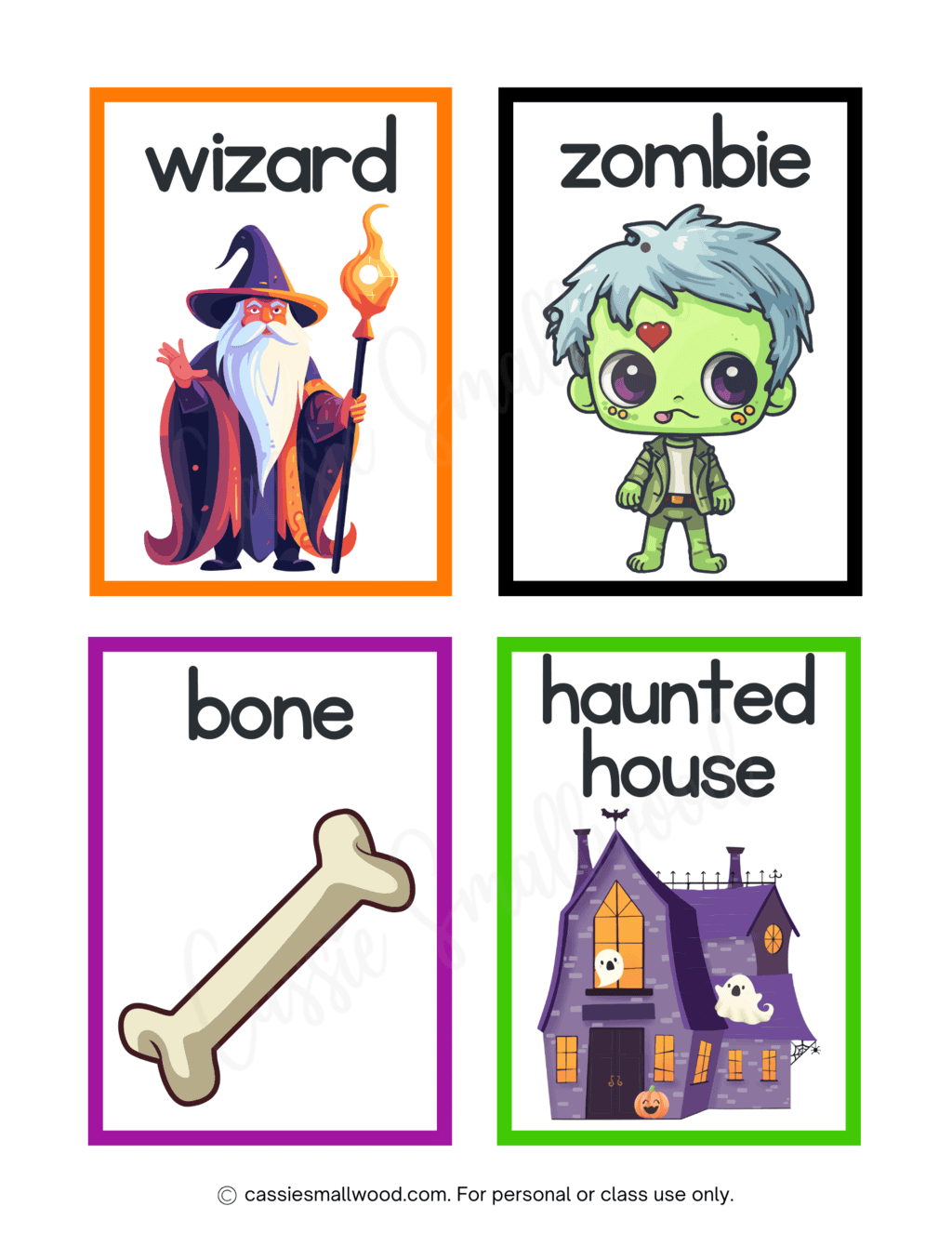Halloween Flashcards