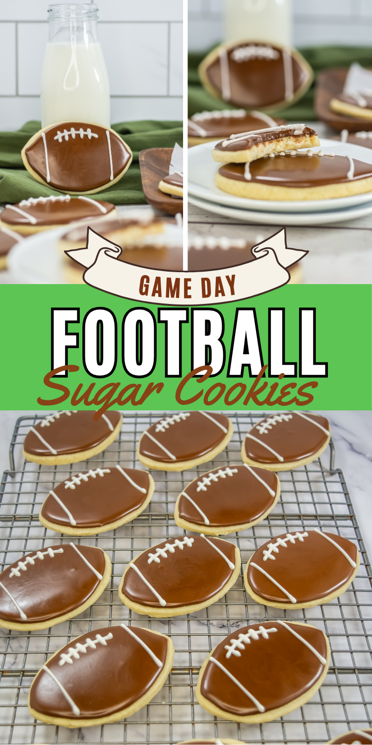 Decorated Football Cookies Recipe - Cassie Smallwood