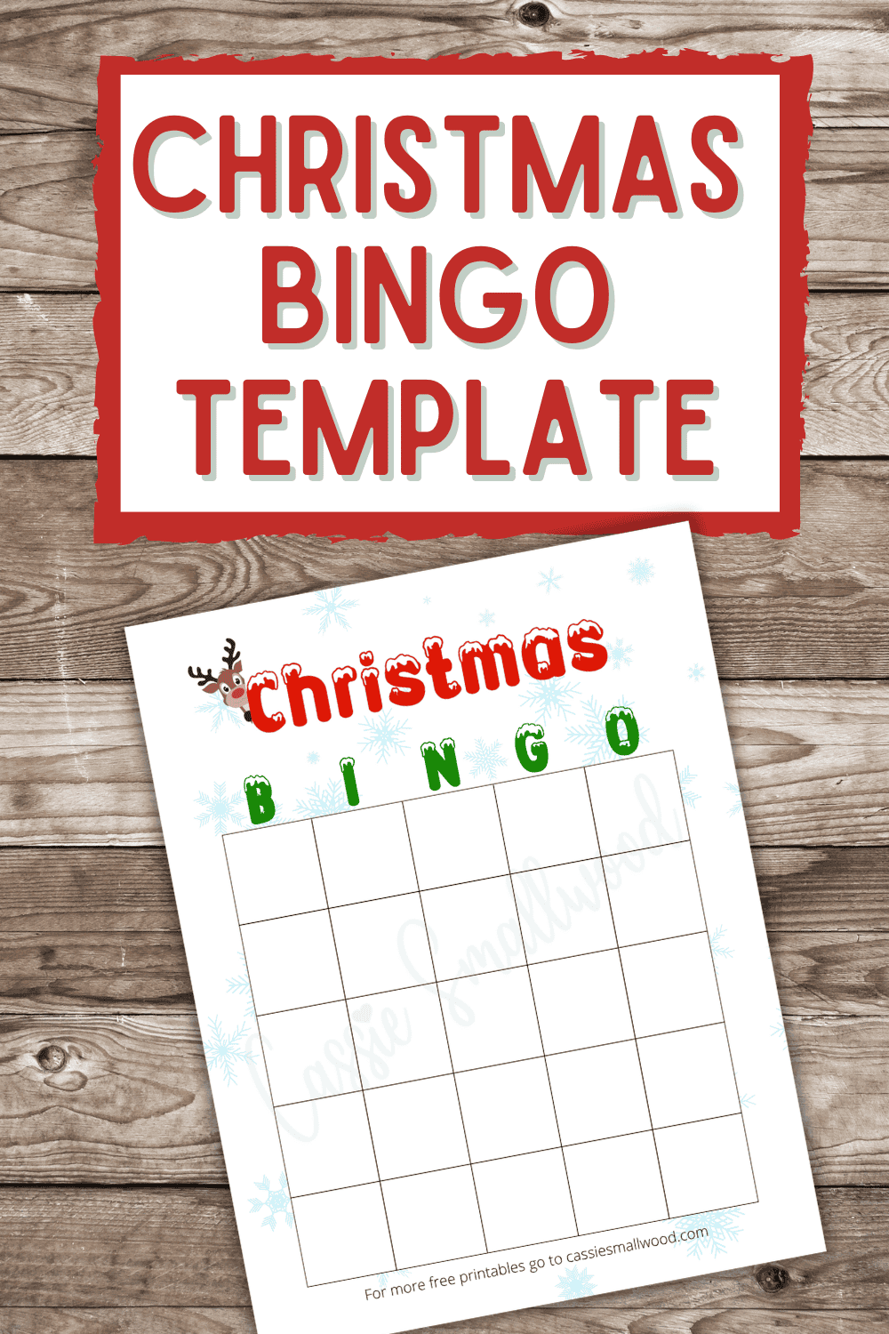 CUTE Christmas Bingo (FREE Printables) - Cassie Smallwood