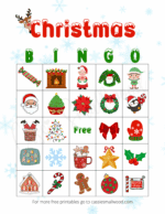 CUTE Christmas Bingo (FREE Printables) - Cassie Smallwood