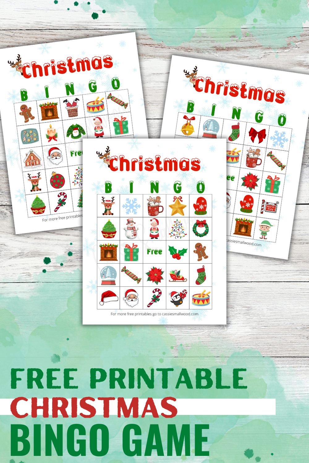 CUTE Christmas Bingo (FREE Printables) - Cassie Smallwood