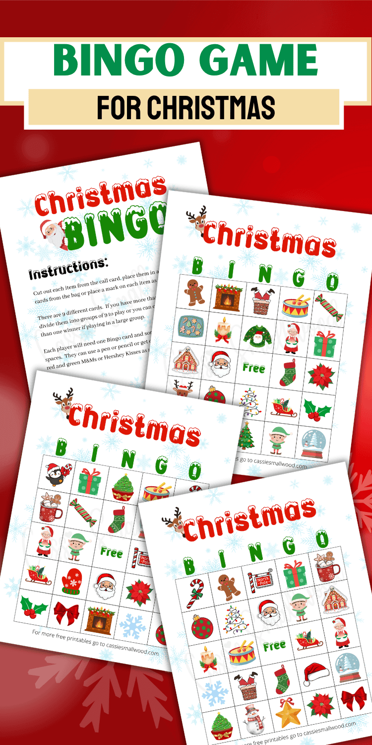 CUTE Christmas Bingo (FREE Printables) - Cassie Smallwood