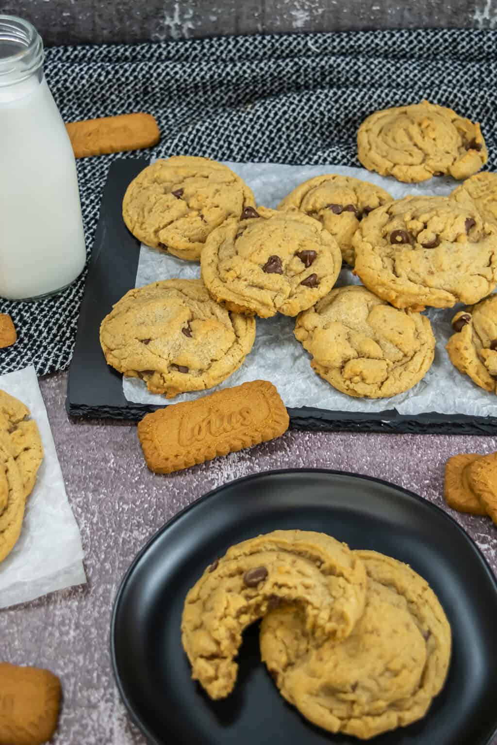 Biscoff Cookie Butter Chocolate Chip Cookies Recipe (Soft & Chewy ...