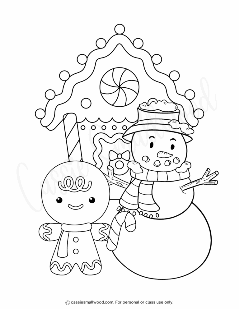 41 AWESOME Snowman Coloring Pages - Cassie Smallwood