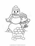41 AWESOME Snowman Coloring Pages - Cassie Smallwood