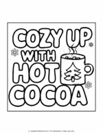 30 CUTE Winter Coloring Pages (FREE Printables) - Cassie Smallwood