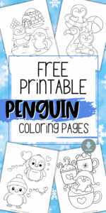 37 CUTE Penguin Coloring Pages - Cassie Smallwood