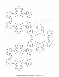 33 BEST Snowflake Templates (Small, Medium, and Large) - Cassie Smallwood