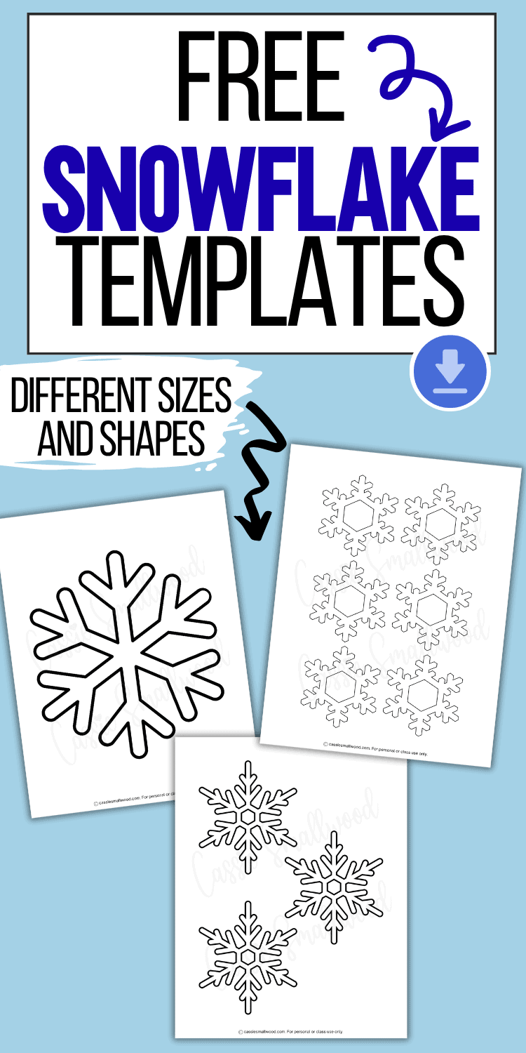 33 BEST Snowflake Templates (Small, Medium, and Large) - Cassie Smallwood
