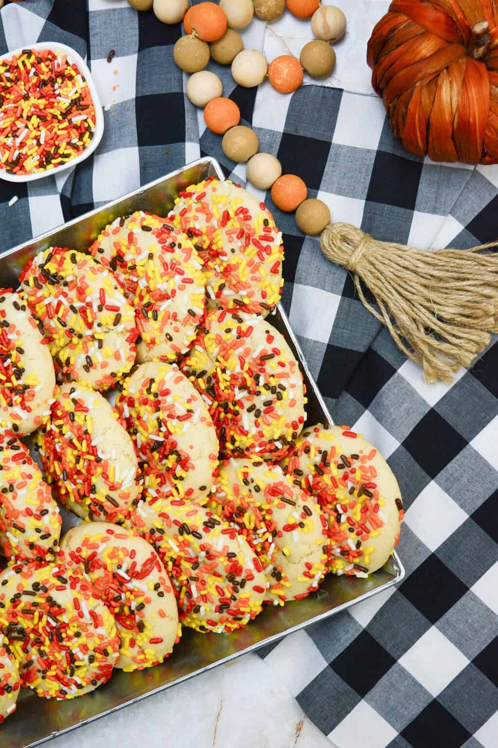 EASY Fall Cookies With Sprinkles - Soft, Chewy, & Festive Autumn Treats ...