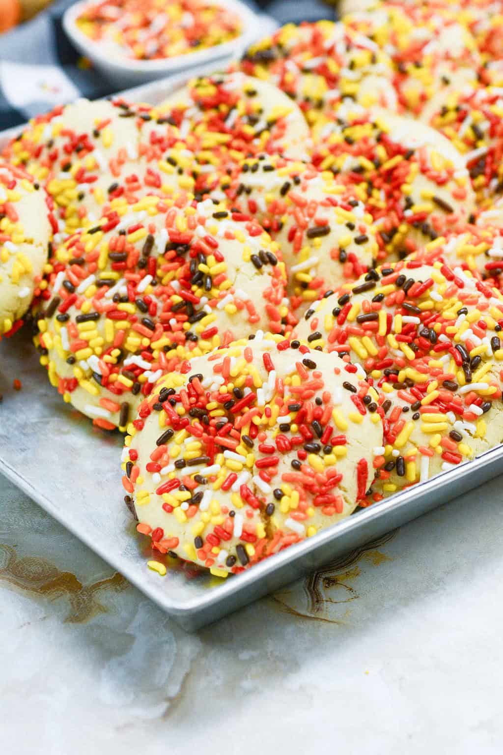 EASY Fall Cookies With Sprinkles - Soft, Chewy, & Festive Autumn Treats ...