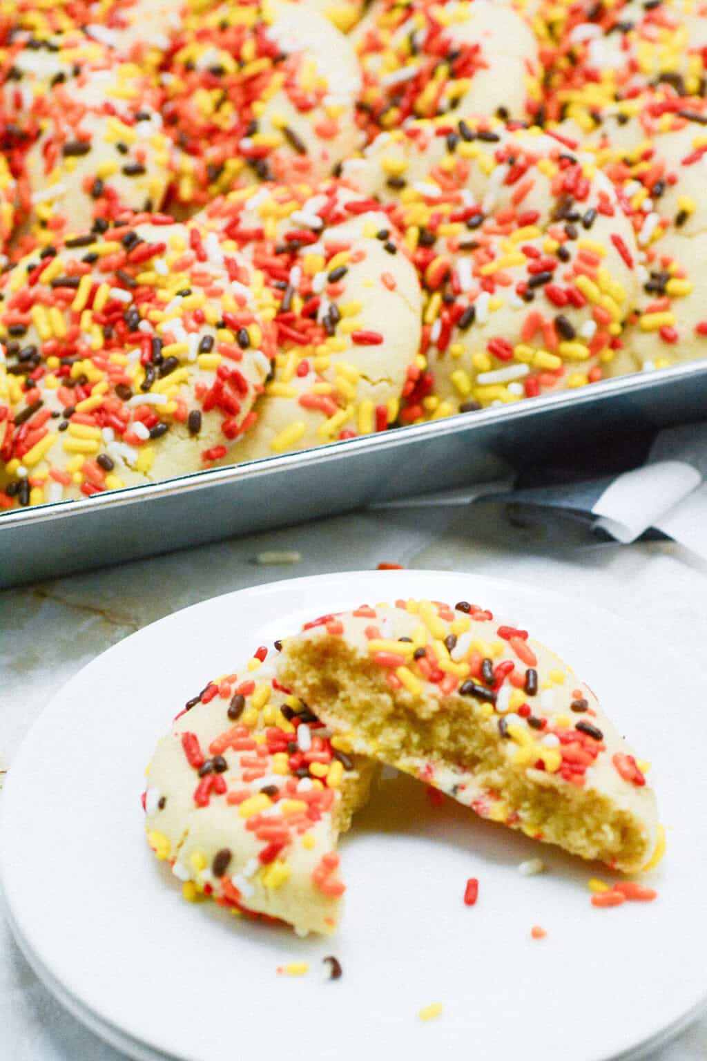 EASY Fall Cookies With Sprinkles - Soft, Chewy, & Festive Autumn Treats ...