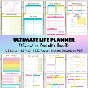 CUTE Free Printable 2028 Monthly Calendars (With Holidays & Without ...