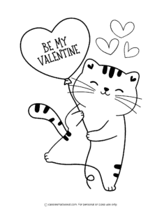 36 CUTE Valentine Coloring Pages - Cassie Smallwood