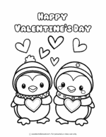 36 CUTE Valentine Coloring Pages - Cassie Smallwood