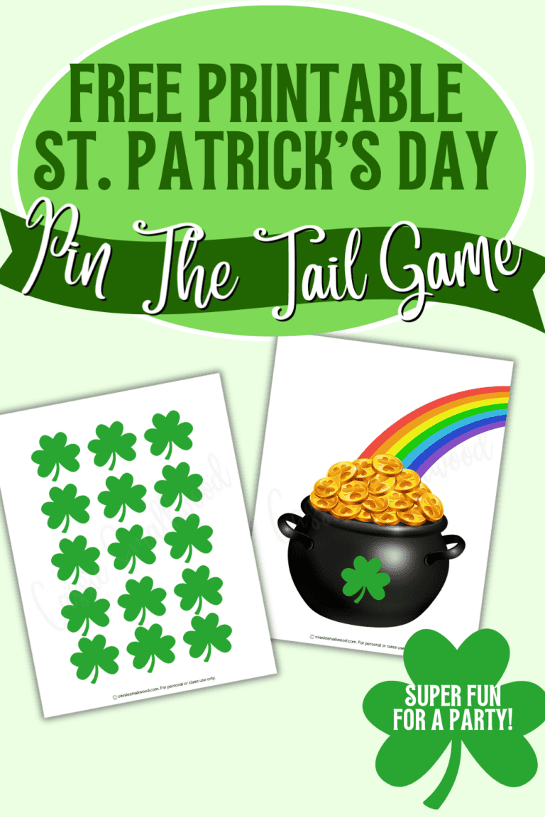 Printable St. Patrick's Day Game For Kids - Pin The Shamrock On The Pot ...