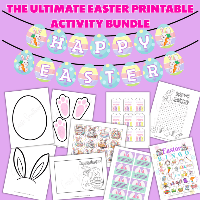 8 CUTE Easter Banners (FREE Printable Easter Decorations) - Cassie ...