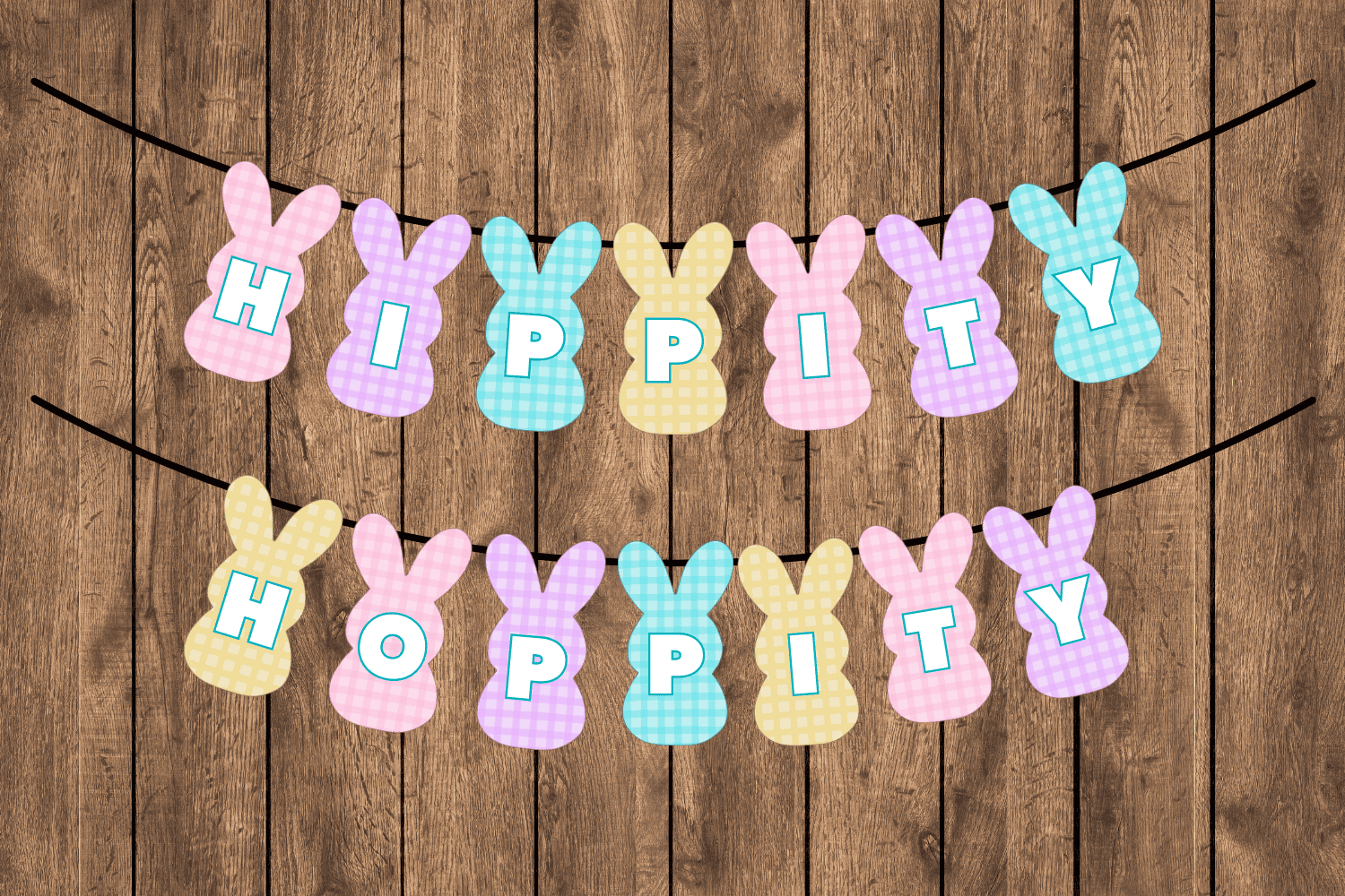 8 CUTE Easter Banners (FREE Printable Easter Decorations) - Cassie ...