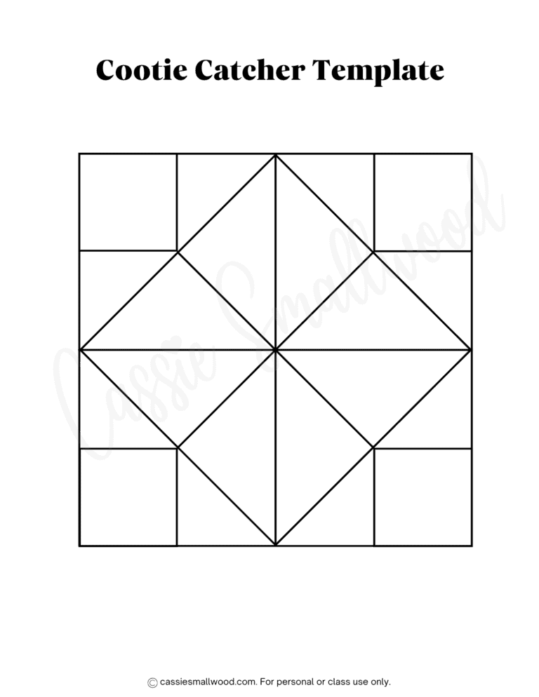 9 CUTE Cootie Catchers (FREE Printable) - Cassie Smallwood