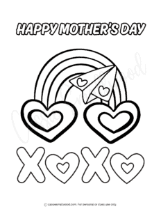 30 CUTE Mother's Day Coloring Pages - Cassie Smallwood