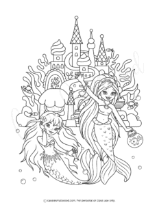 20 CUTE Ocean Coloring Pages For Kids (FREE Printables) - Cassie Smallwood